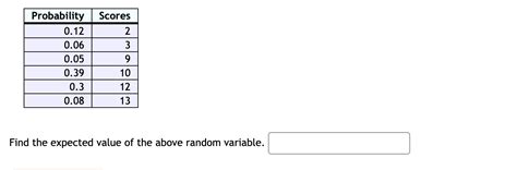 Image result for Problems On Expected Value of Random Variable
