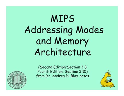 Image result for MIPS Memory Map