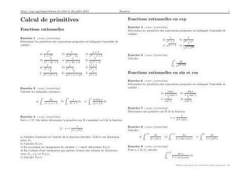 Image result for Comment Calculer Des Primitives