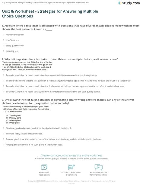 Image result for Test-Taking Strategies Multiple Choice