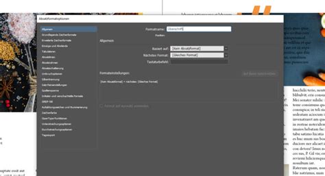 Image result for Absatzformat InDesign