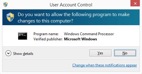 Image result for User Account Control Prompt Window