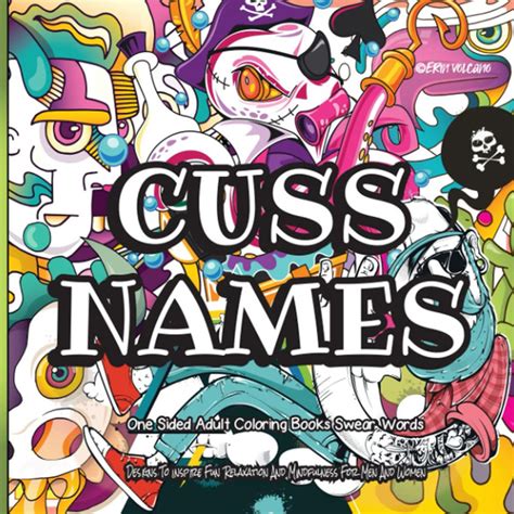 Cuss Names: Swear Word Adult Coloring Book - Crack the Code Names of ...