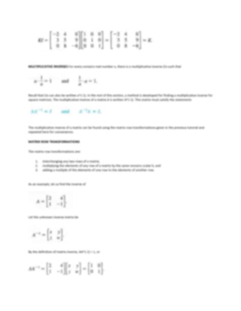 Image result for Multiplying Inverse Matrices