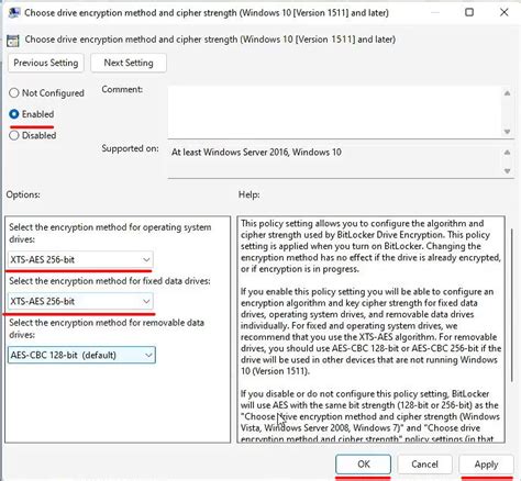Image result for BitLocker Encryption Cipher