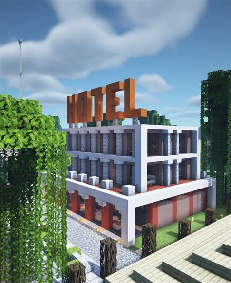 Image result for Minecraft Motel Tutorial Simple
