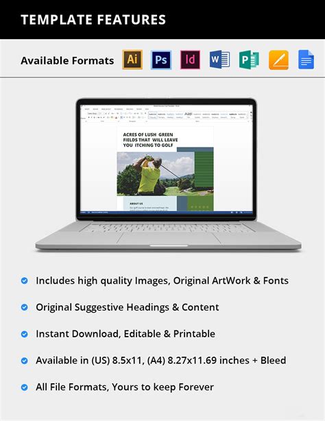 Image result for Golf Course Closure Flyer