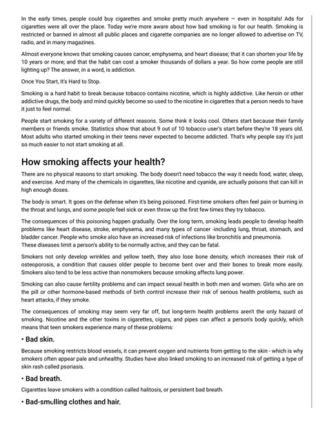 Image result for Science Project On Smoking