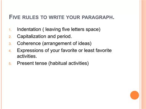Image result for Basic Rules of Paragraph Writing