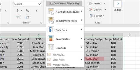 Image result for Conditional Formatting Excel Tutorial