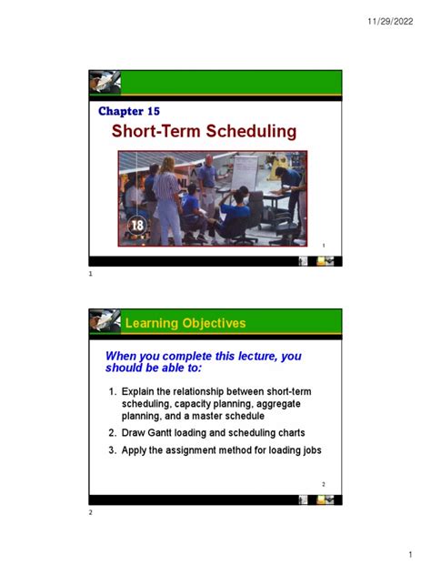 Image result for Short-Term Scheduling Assignment Process