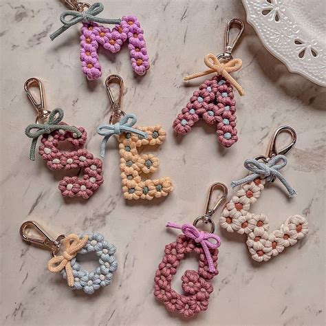 Image result for Personalized Macrame Keychain Tutorial