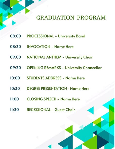 Image result for Graduation Party Programme Sample