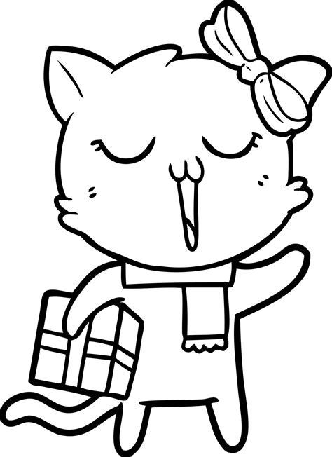 Image result for Cartoon Cat Vector