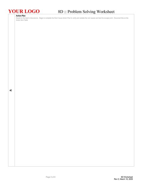 Image result for 8D Problem Solving Form