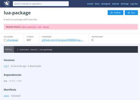 Image result for LuaRocks Examples