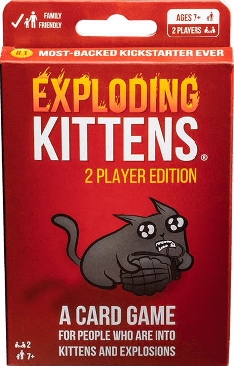 Image result for Exploding Kittens 2 Player Edition