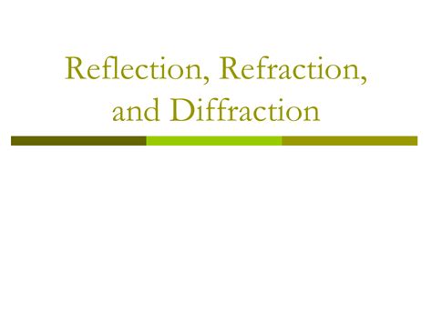 Image result for Absorption Reflection/Refraction Diffraction