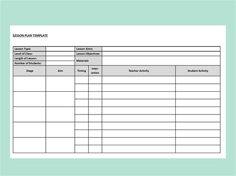 Image result for TESOL Lesson Plan