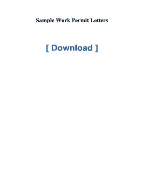 Image result for Work Permit Letter Sample