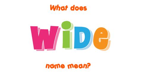 Image result for Coloring Image Explaining Meaning of Wide