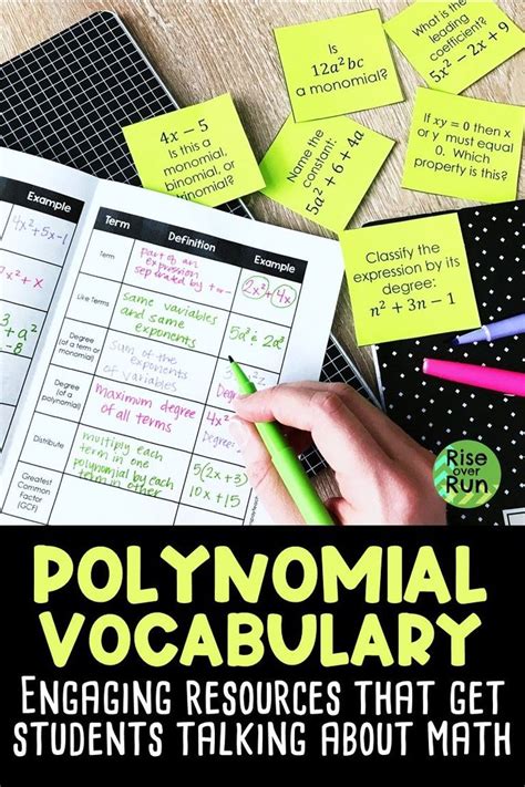 Image result for Polynomial Vocabulary Examples