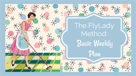 Image result for FlyLady Weekly Plan