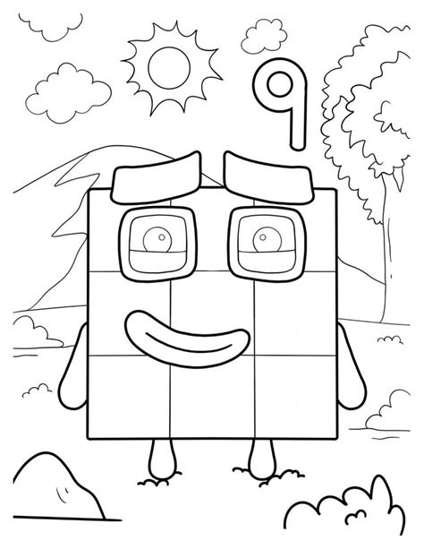 Image result for Number Block 36 Coloring Page