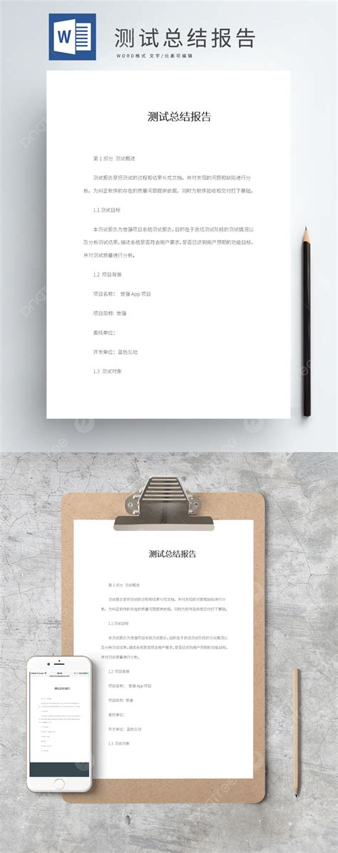 Image result for Test Summary Report Example