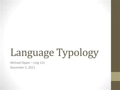 Image result for Language classification Language Typology