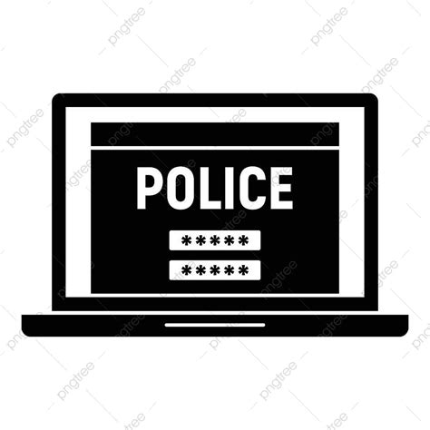 Image result for Police at Computer Work Icon