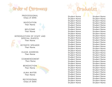 Image result for Pre-K Graduation Party Program Sample