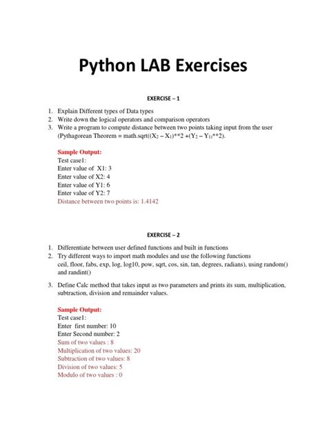 Image result for Python Lab 2 Simple Programs