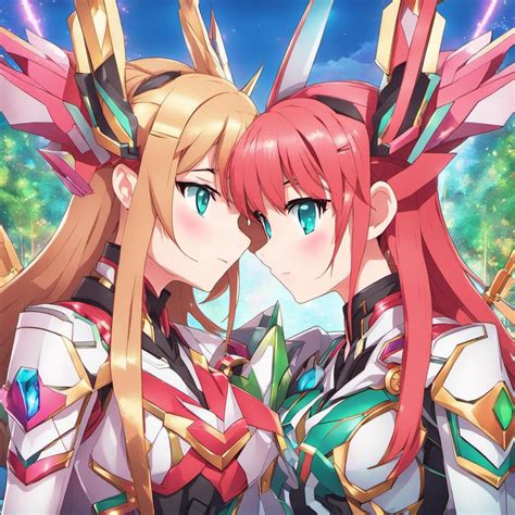 Image result for Pyra X Mythra deviantART