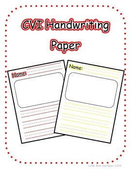 Image result for Low Vision Writing Paper