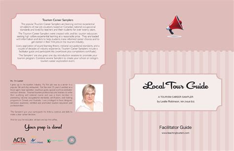 Image result for Tour Guide Book Example