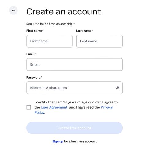 Image result for Coinbase Sign Up