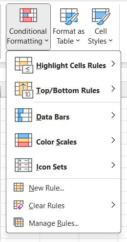 Image result for Excel Conditional Formatting Icon Sets
