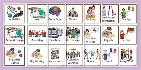 Image result for Neutral Visual Timetable