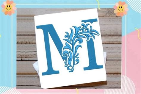 Image result for Script Monogram Letter M