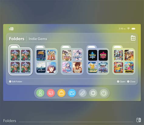 Image result for Nintendo Switch UI