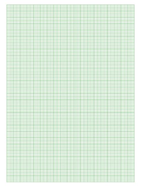 Standard Graph Paper PDF A4 1mm Green | PDF