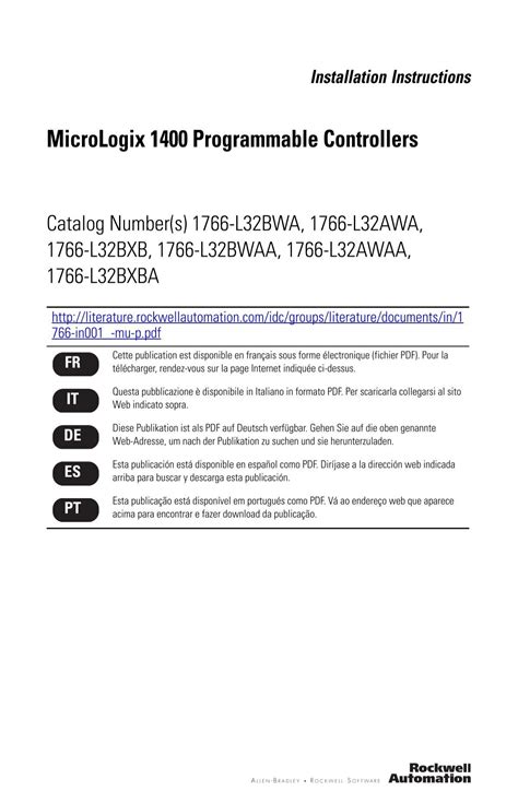 Image result for MicroLogix 1400 Programmable Controller