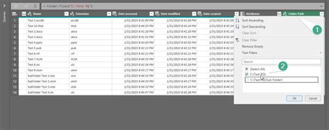 Image result for Excel Power Query Folder.files