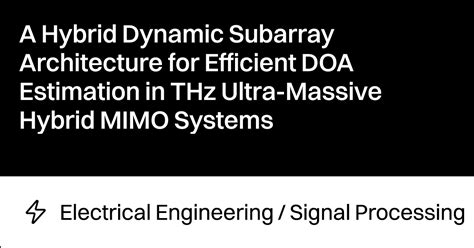 Image result for Subarray Architecture