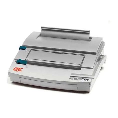 Image result for GBC Binding Machine Instructions