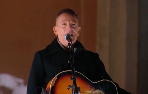 Image result for Bruce Springsteen at Inauguration