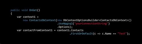 Image result for Entity Framework Scaffold Postgres