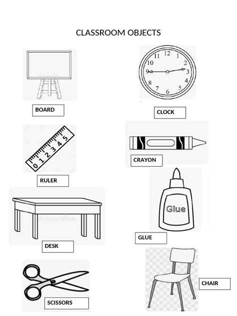 Image result for Classroom Objects