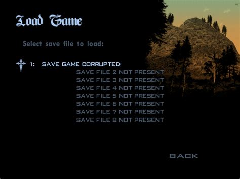 Image result for Corrupted Save File Screen